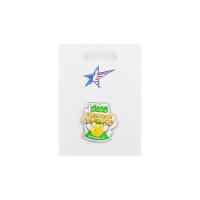 China Custom 0.75 Inch Soft Enamel Lapel Pin with Butterfly Clutch UV Printing for Promotional Gifts for sale