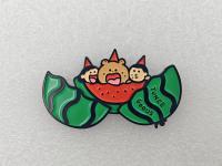 China 2025 Double-Layer UV Printing Summer Badge with Movable Parts – Fun and Interactive Commemorative Accessory for sale