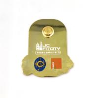 China Hong Kong Jockey Club City Running Online Badge 35mm Soft Enamel Pin with Butterfly Clutch for sale