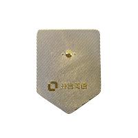 China Zinc Alloy Shiny Gold Soft Enamel Badge 1 inch Custom Lapel Pin for Recognition for sale