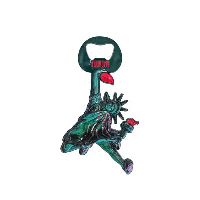 China Custom Zinc Alloy Color Spraying Bottle Opener 134x73x7mm Promotional Gift for sale