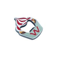 China 50×40×4mm Cupcake Shape Soft Enamel Bottle Opener for sale