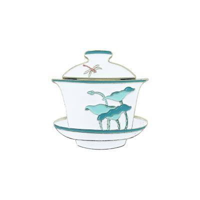 China Panda Teacup Sliding Fridge Magnet for sale