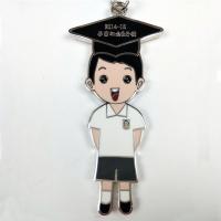 China Custom Trolley Coin Keychains with Vibrant Colors and Durable Construction Available for sale