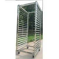 China Single Column Tray Rack Trolley 17Trays With Wheels And Handle For Catering Industry for sale