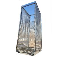 China 304 Mobile Durable Stainless Steel bread cooling trolley For Storage Cooling Tray for sale