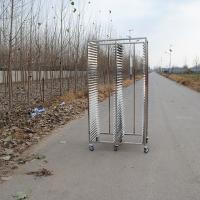 China 500 Pounds Capacity Pastry Trolley Customized Bakery Tray Rack Trolley Use for sale