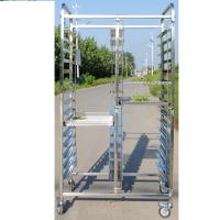 China Stainless Steel Customizable Bakery Racking Trolley 304 For Bakery Fast Food Blast Freezer for sale
