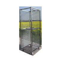 China 304 Bread Pan Ss Tray Rack Trolley Support Size Customization Cooling Rack Trolley for sale