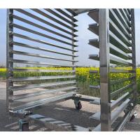 China 304 Bread Pan Ss Tray Rack Trolley Support Size Customization Cooling Rack Trolley for sale