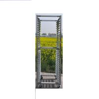 China Aluminum Stainless Steel Baking Tray Rack Trolley Commercial Bakery Cooling Rack for sale