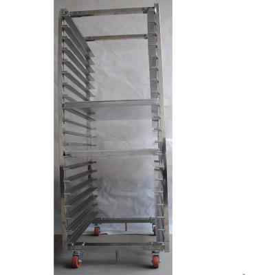 China 316 Stainless Steel baking tray trolley Movable Kitchen Equipment Cooler Bakery For Oven for sale