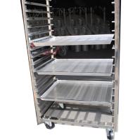 China Silent Casters Stainless Steel Tray Rack Trolley For Baking And Drying Food for sale