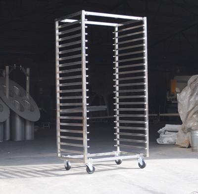 China Removable 300kg Bakers Trolly 16 Layers 18 Layers Baking Storage Trolley for sale
