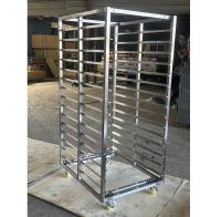 China 400kg 20 Layer Trolley Bakery Single Row Double Row Baking Tray Trolley for sale