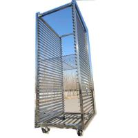 China 304 Custom Detachable Stainless Steel Bakery Tray Trolley For Baking Bread for sale