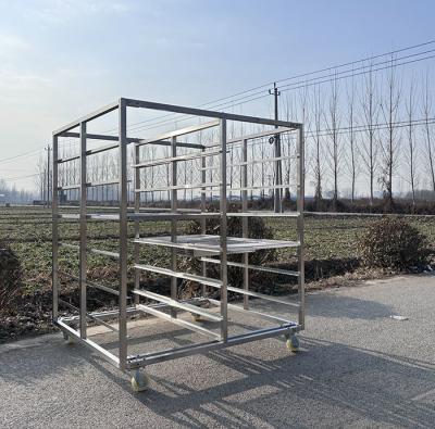 China 16 20 30 Layer Baking Tray Trolley Commercial Stainless Steel Bakers Rack 500kg for sale