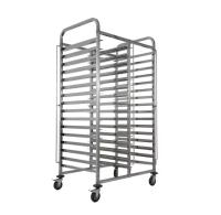 China 201SS Aluminum Commercial Bakery Racks 300kg 400kg Load Bakery Trolly for sale