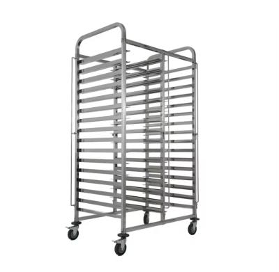 China 201SS Aluminum Commercial Bakery Racks 300kg 400kg Load Bakery Trolly for sale