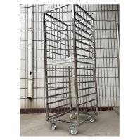 China 20 Layers High Temperature Resistant Baking Tray Rack Trolley With Welding Technique for sale