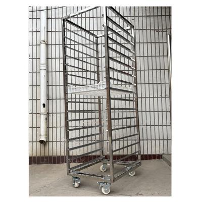 China 20 Layers High Temperature Resistant Baking Tray Rack Trolley With Welding Technique for sale
