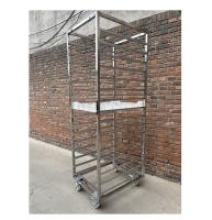 China Stainless Steel Baking Rack Multi Function Trolley For Hotel Bakery Blast Freezer for sale