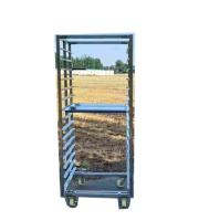 China Hotel Restaurant Supplies Stainless Steel Bakery Bread Tray Rack Trolley Cart for sale