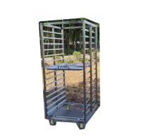 China 15 Layers Commercial Stainless Steel Bakery Cart Shelves For Catering for sale