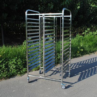 China 5-40 Layer Bakery Tray Rack Trolley Stainless Cooling Trolley For Bakery for sale