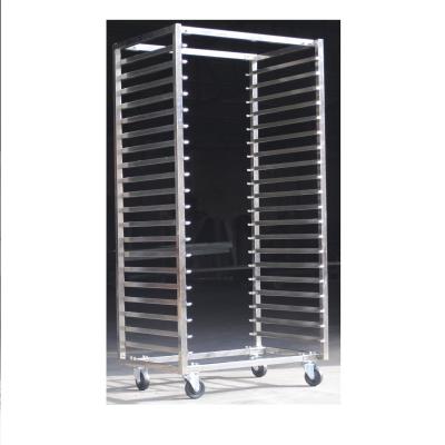 China Stainless Steel Aluminum Steel 20 Layers Rack Bakery Tray Rack Trolley 40x60 for sale
