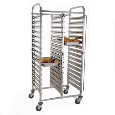 China Restaurant Folding Bakery Trolly 40 Layers Bread Cooling Trolley for sale