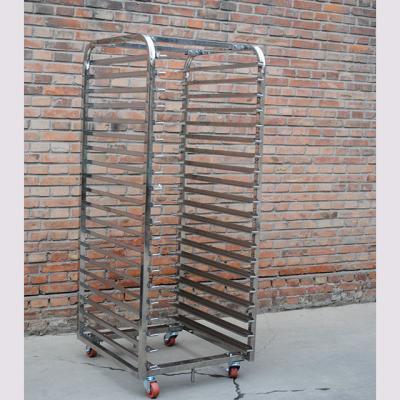 China 600*800mm Stainless Steel Bakery Tray Trolley For Baking Bread Cake In Ovens for sale
