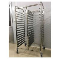 China Food Bread Display Bakery Baking Tray Trolley Stocked Load Bearing 500kg for sale