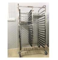 China Food Bread Display Bakery Baking Tray Trolley Stocked Load Bearing 500kg for sale