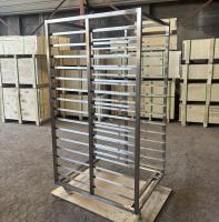 China Load 300kg 400kg 500kg Bakery Tray Rack Trolley Bakery Trolley With Trays for sale