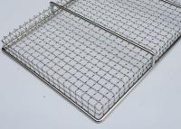 China Strong Load bearing Stainless Steel Mesh Tray For Oven 3-15mm Hole Size Durability for sale