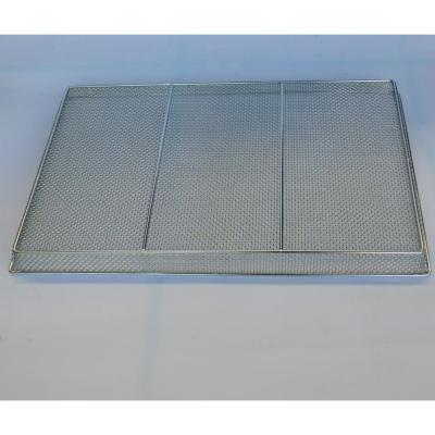 China Custom 304 Stainless Steel Mesh Perforated Mesh Tray For Oven Food Grade for sale