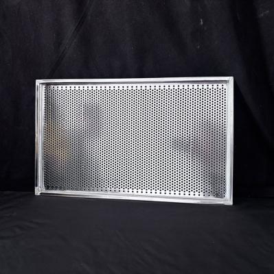 China Perforated Stainless Steel Cooling Tray Plain Weave Customizable Height 2.0mm 2.5mm 3mm for sale