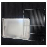 China 600*800mm Mesh Cooking Tray 304 316 316L Air Fryer Mesh Tray for sale