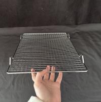 China 600*400mm Baking Pan Mesh Barbecue Pizza Cooking Mesh Silver for sale