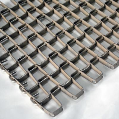 China 304SS Metal Honeycomb Conveyor Belt 20cm-200cm Width Honeycomb Belt Conveyor for sale