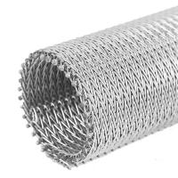 China Heat Resistant 304 Mesh Herringbone Conveyor Belt For Food for sale