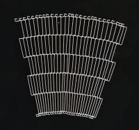 China SS304 Wire Mesh Heat Resistant Food Conveyor Belt for Oven Furnace Pizza Oven for sale