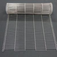 China Food Biscuits Wire Conveyor Belt Metal Mesh Conveyor Belt Bright Silver for sale