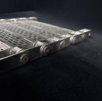 China Stainless Steel Metal 304 316 Chain Plate Conveyor Belt For Waste Treatment for sale