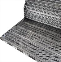 China Heavy Load Carbon Steel Metal Chain Plate Link Conveyor Belt For Washing for sale