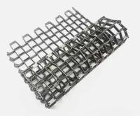 China Horseshoe Hole Metal Mesh Conveyor Belt SS Wire Mesh Conveyor Belt for sale