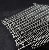 China Polishing Chain Link Spiral Wire Mesh Conveyor Belt For Food Transport for sale