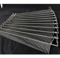 China Polishing Chain Link Spiral Wire Mesh Conveyor Belt For Food Transport for sale
