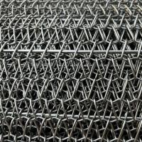 China 304 316 Stainless Steel Roller Chain Driven Conveyor Belt For Deepfry for sale